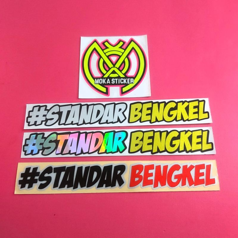 Jual STICKER STANDAR BENGKEL STIKER STANDAR BENGKEL CUTTING | Shopee ...