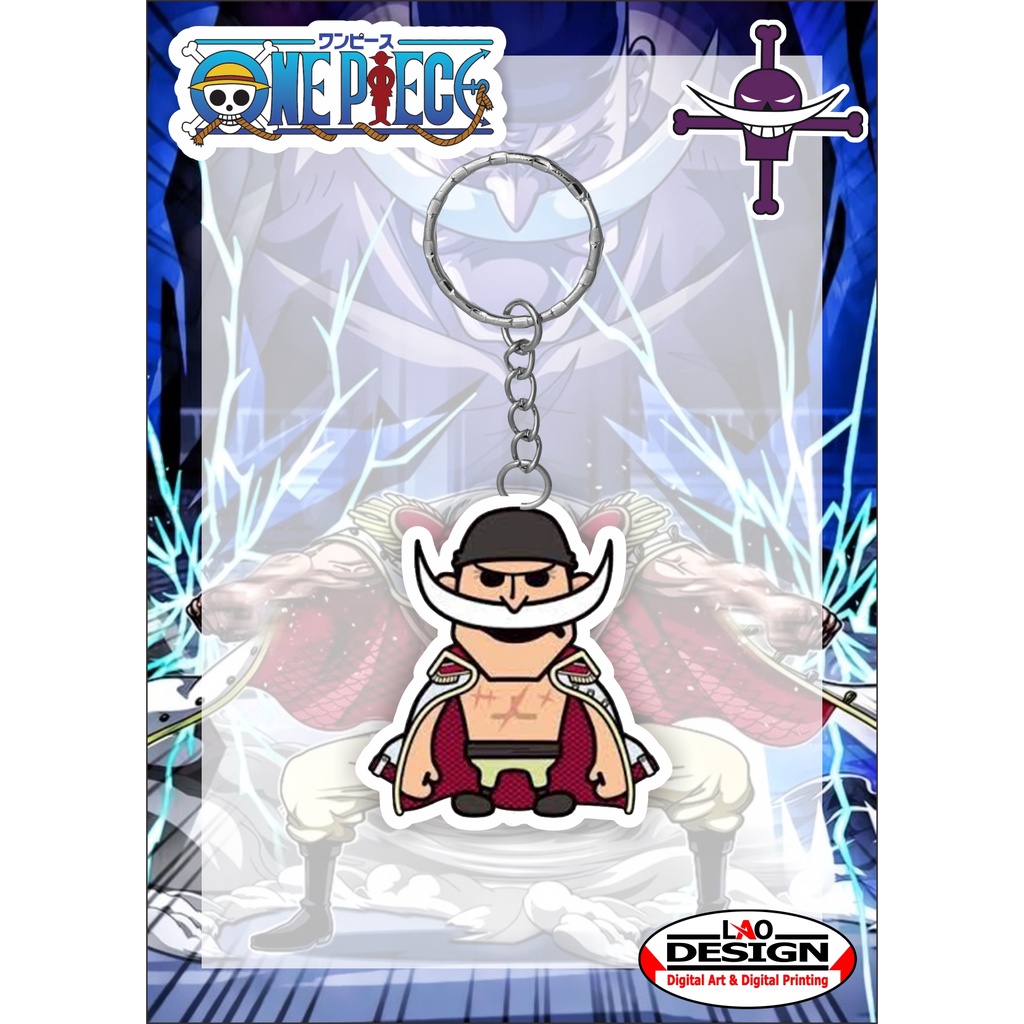 Jual Gantungan Kunci Shirohige One Piece / Gantungan Kunci One Piece ...