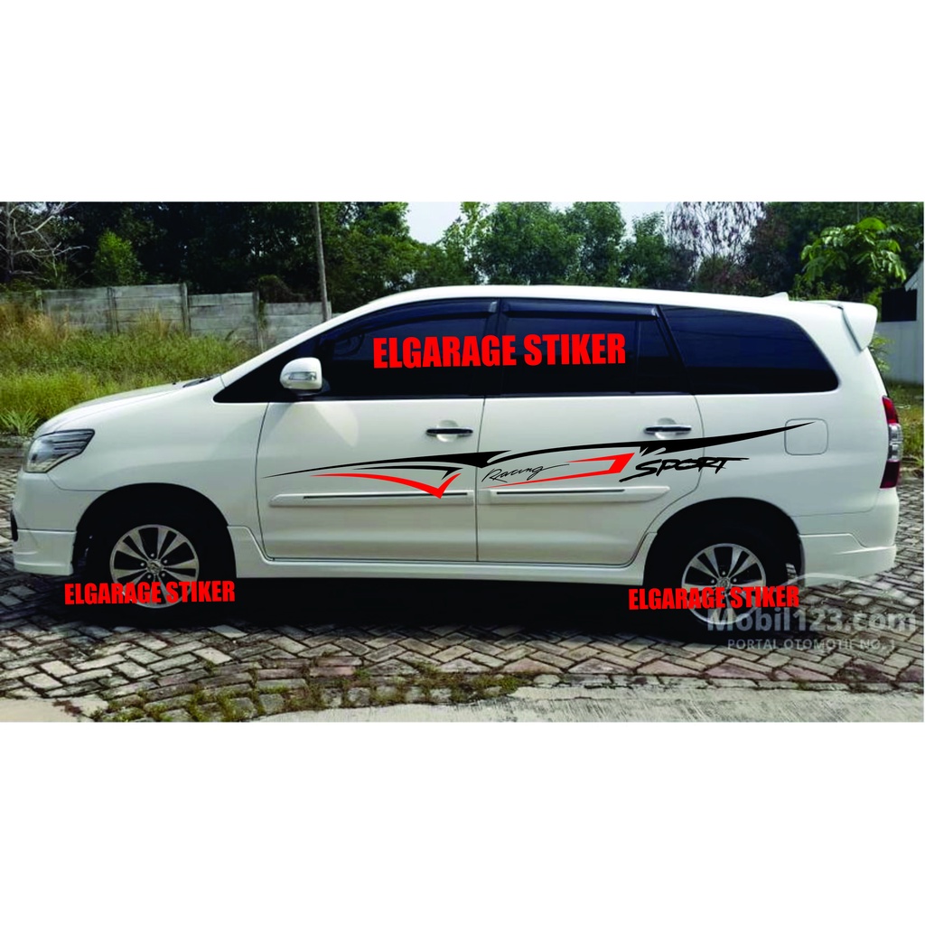 Jual Stiker mobil toyota innova stiker list body mobil innova stiker ...