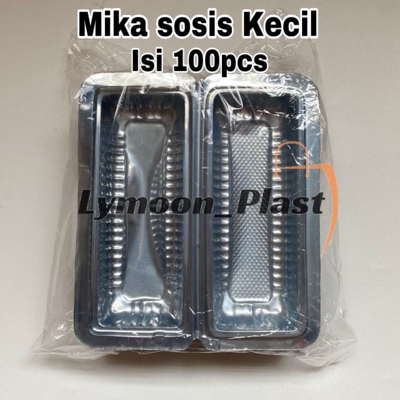 Jual Mika Sosis Kecil Bening -Tray Sosis Bening isi 100pcs | Shopee ...