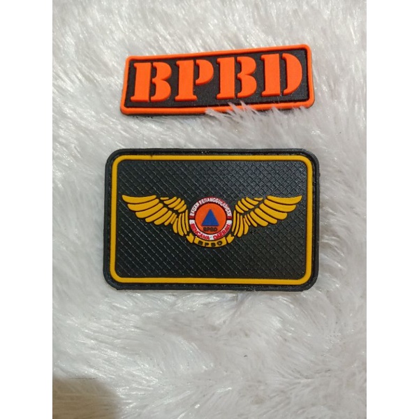 Jual patchrubber logo BPBD sar wing tempelan karet velcro | Shopee ...
