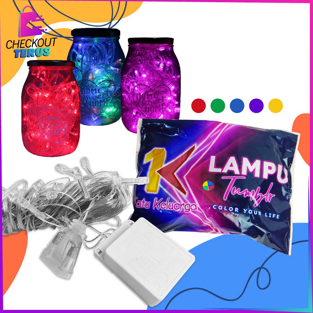 Jual CT C17 C199 Lampu Tumblr Light Led 10 Mtr OPP 100 LED 50 LED ...