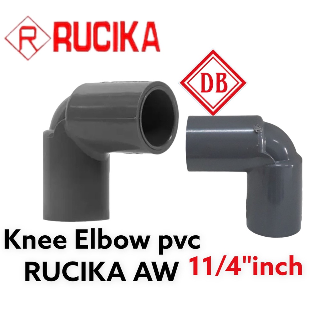 Jual KNEE 11/4"inch RUCIKA AW TEBAL/SAMBUNGAN PIPA ELBOW/BELOKAN PIPA/KNIE/KENI | Shopee Indonesia