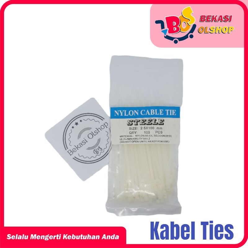 Jual Kabel Ties Label 2,5x100 | Shopee Indonesia