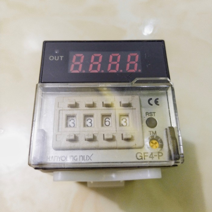Jual Digital Counter Counter/Timer Hanyoung Nux Gf4-P41N (Second Mulus Normal) | Shopee Indonesia