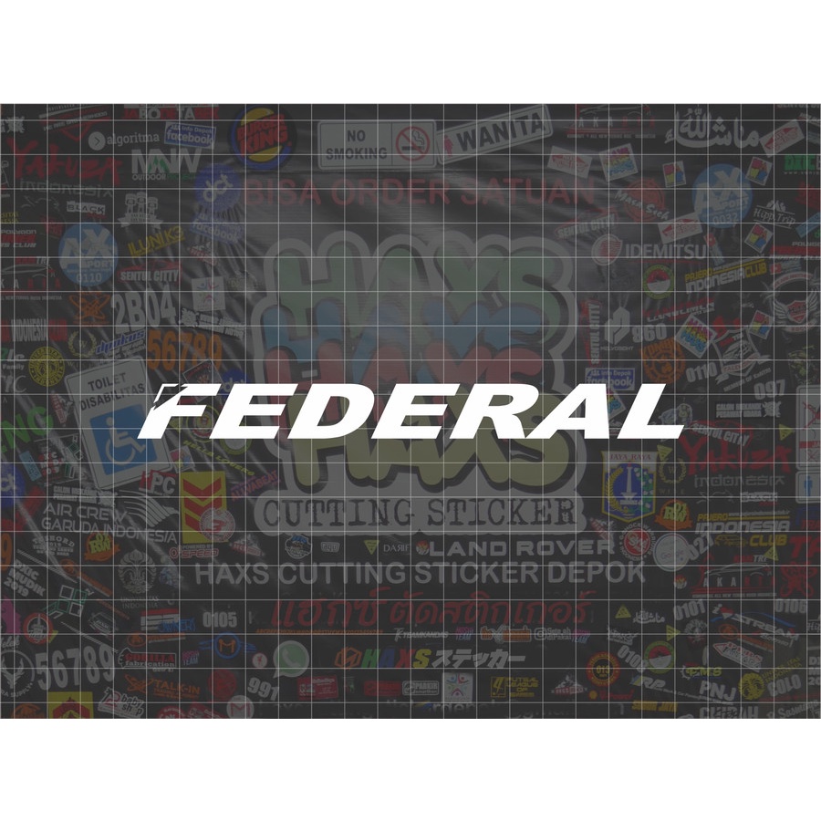 Jual Cutting Sticker Federal Old Ukuran 20 Cm | Shopee Indonesia