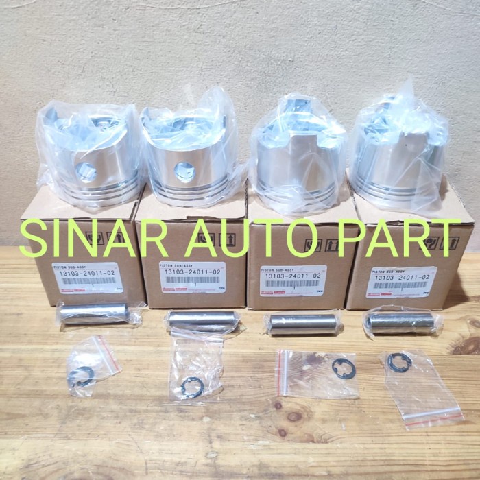Jual SAP PISTON ASSY PISTON SEHER SET TOYOTA KIJANG 3K 4K ORIGINAL STD ...