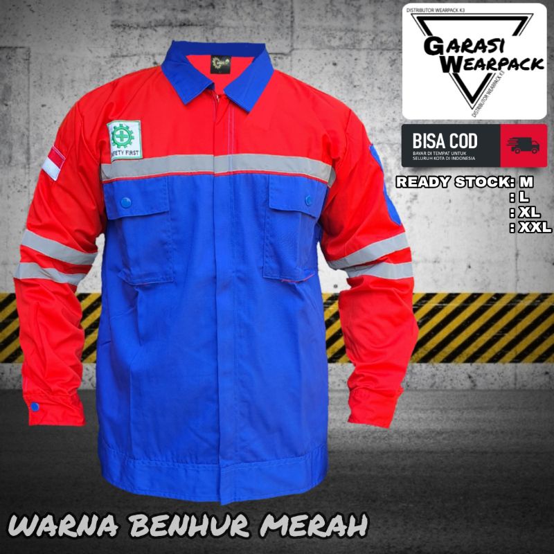 Jual Baju Wearpack atasan/ seragam kerja/ APD / K3/ safety first ...
