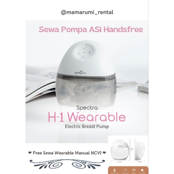 Jual Sewa Pompa ASI Spectra Handsfree / Spectra H1 Wearable | Shopee ...