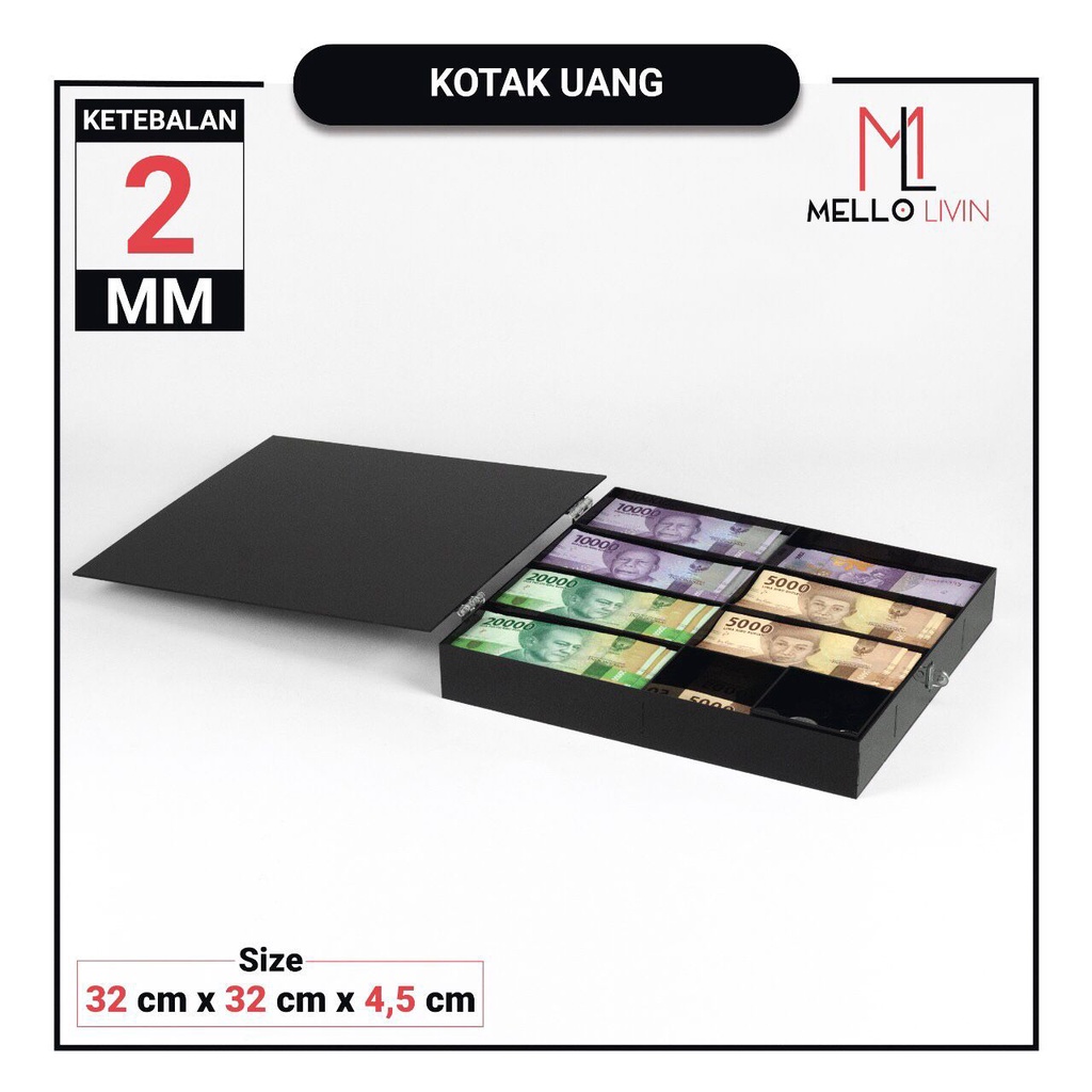 Jual KOTAK UANG / BOX / LACI / TEMPAT PENYIMPANAN CASH KASIR | Shopee ...
