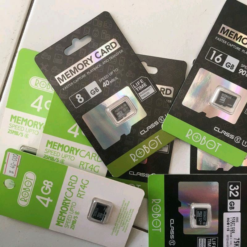 Jual ROBOT memory card / MMC 4gb 8gb 16gb 32gb ORIGINAL 100% TF WITH ...