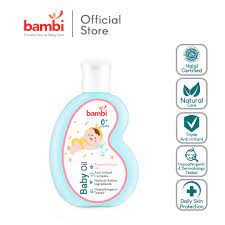 Jual Bambi Baby Oil 100ml | Baby Oil Pijat Bayi Kulit Normal - Sensitif ...