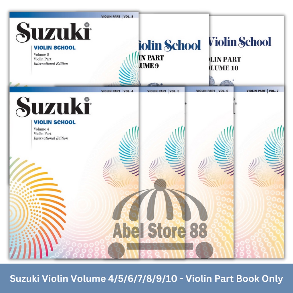 Jual Suzuki Violin Volume 4/5/6/7/8/9/10 Violin Part Book Only - Buku Belajar Biola | Shopee ...