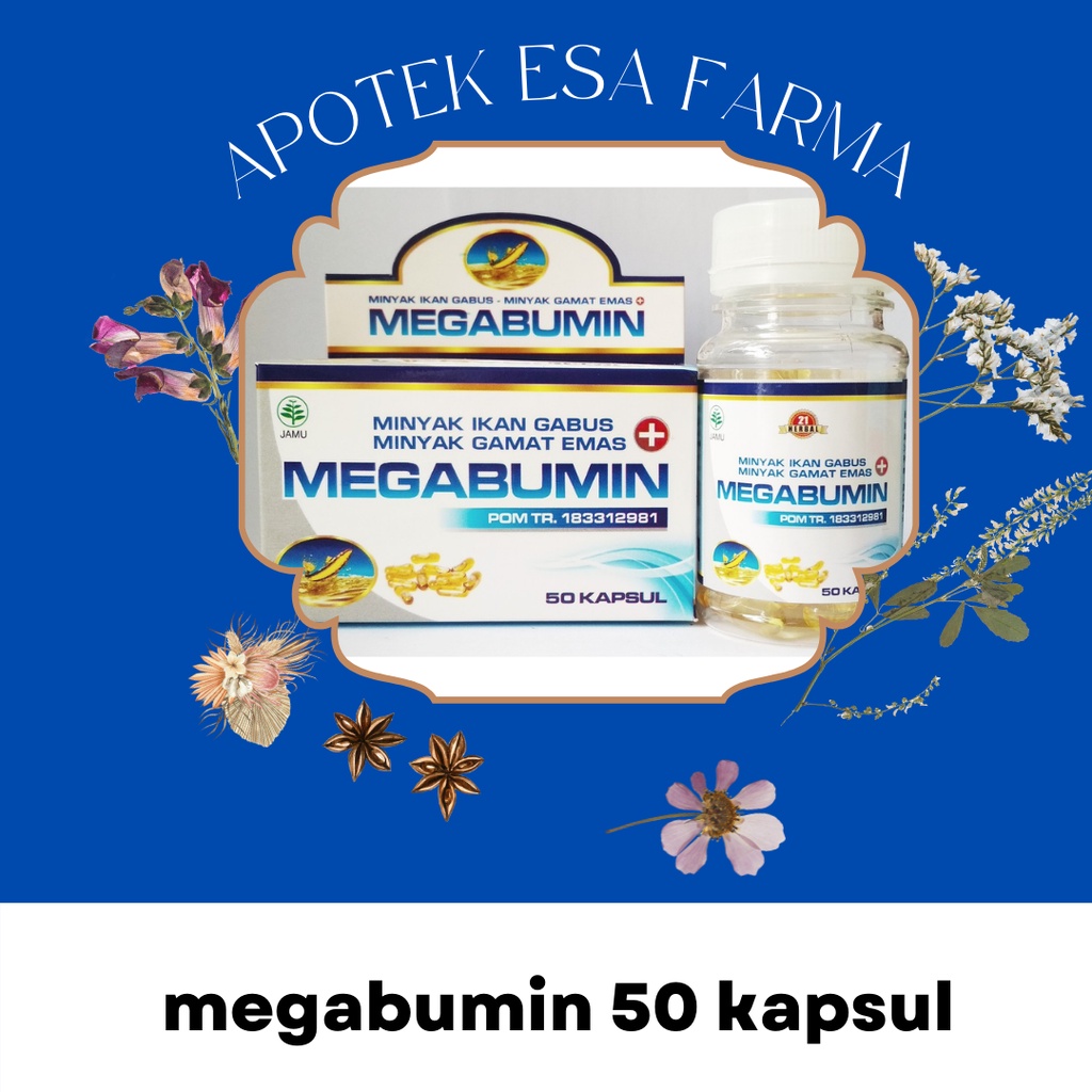 Jual megabumin 50 kapsul | Shopee Indonesia