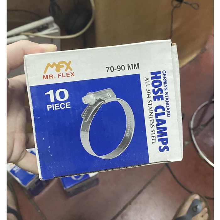 Jual Mr Flex Stainless Steel 304 Hose Clamps 70-90Mm (Klem Selang 2-1/2 ...
