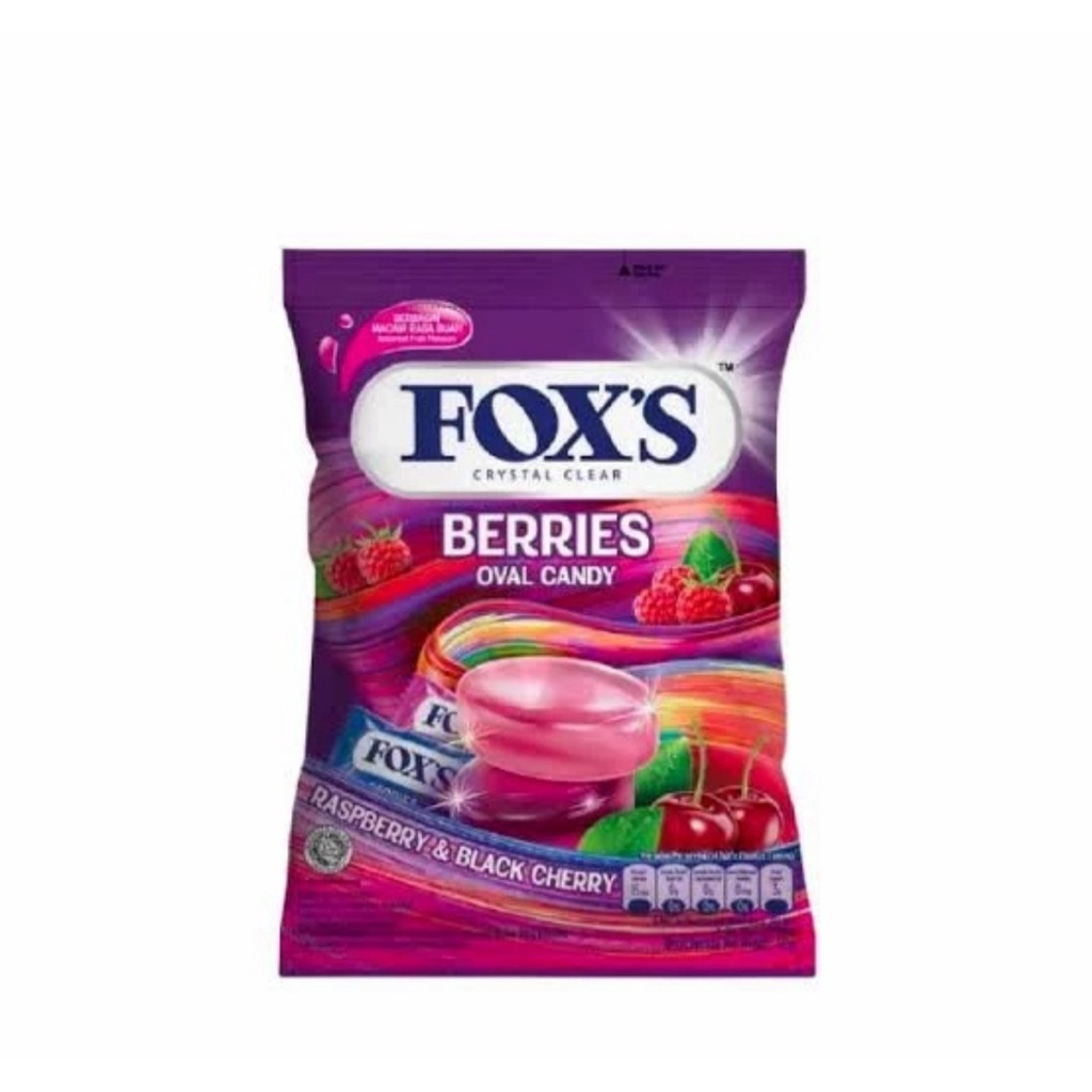 Jual Permen Fox's Oval Candy 125 gr / Berries / Mint Blossom / Fruits ...