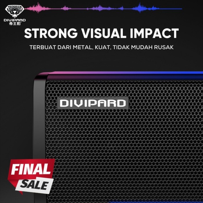 Jual Speaker Desktop Pc Komputer Super Bass Divipard V6 Led Light ...