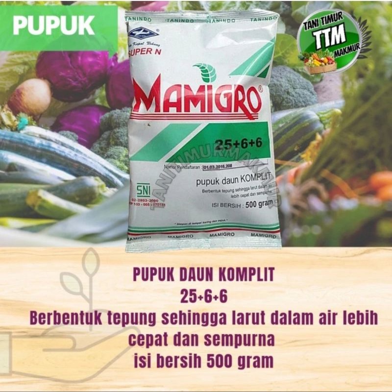 Jual PUPUK DAUN MAMIGRO 500 GR | Shopee Indonesia