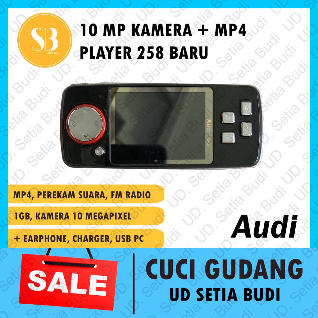 Jual Made in Japan 258 Kamera 10MP + MP3 MP4 Perekam Suara FM Radio ...