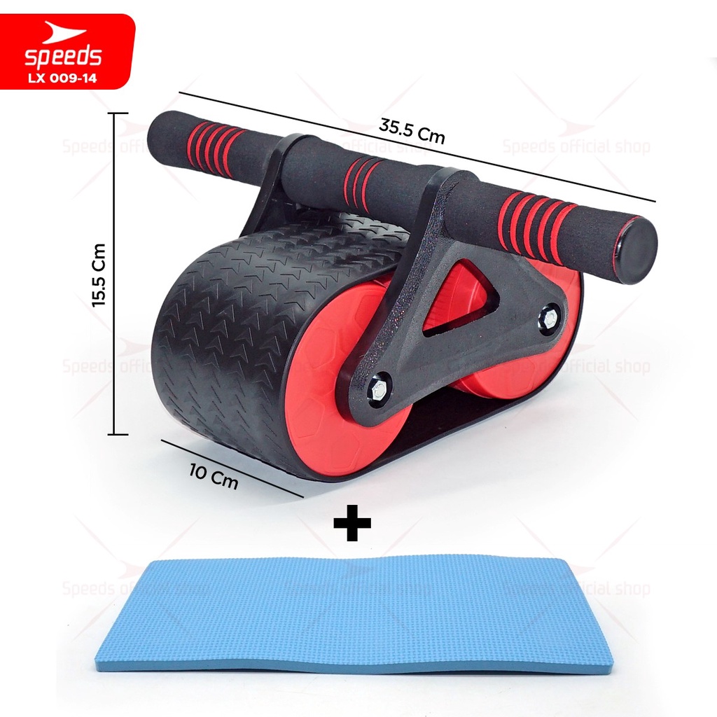 Jual SPEEDS Ab Wheel Double Wheel / Abdominal Roller / Ab Roller / Alat ...