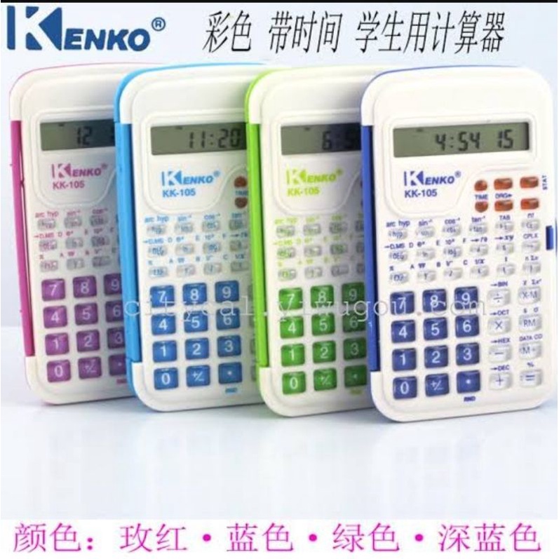 Jual KENKO KK 105 Kalkulator Sekolah Ilmiah / Scientific Calculator ...
