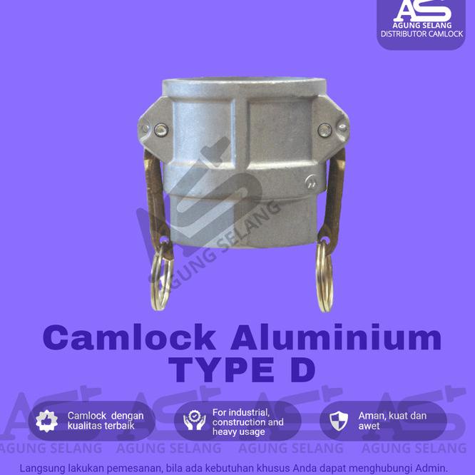 Jual Camlock D 2Inch Aluminium Tipe D200 Drat Female Thread Coupler 2 ...