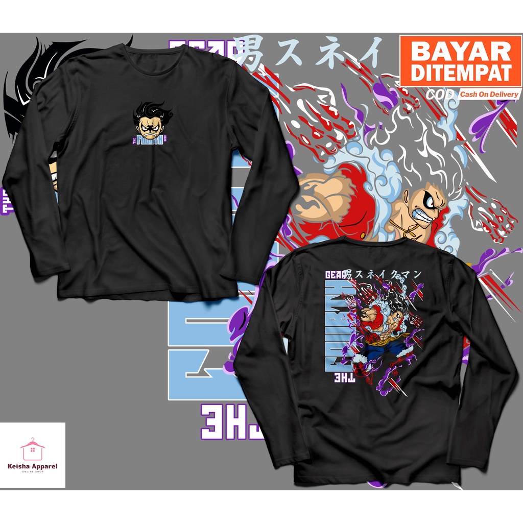 Jual KAOS BAJU LENGAN PANJANG ANIME ONE PIECE MONKEY D LUFFY GEAR 4 ... Jual KAOS BAJU LENGAN PANJANG ANIME ONE PIECE MONKEY D LUFFY GEAR 4 ...