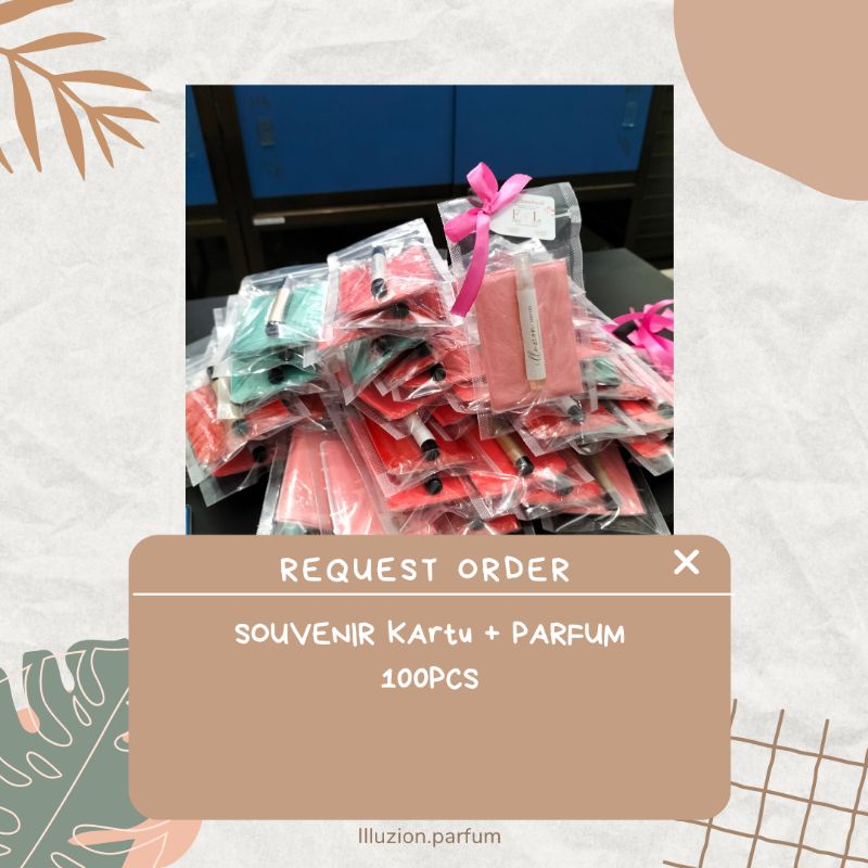Jual Souvenir Kartu Nama + Parfum | Shopee Indonesia