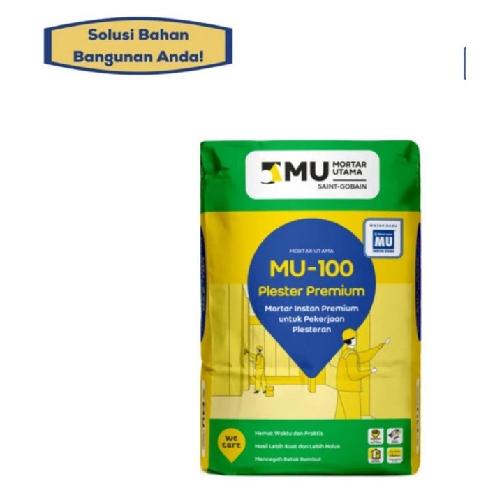 Jual Mortar MU-100/Semem Instant Untuk Plesteran Premium @ 40 kg Medan ...