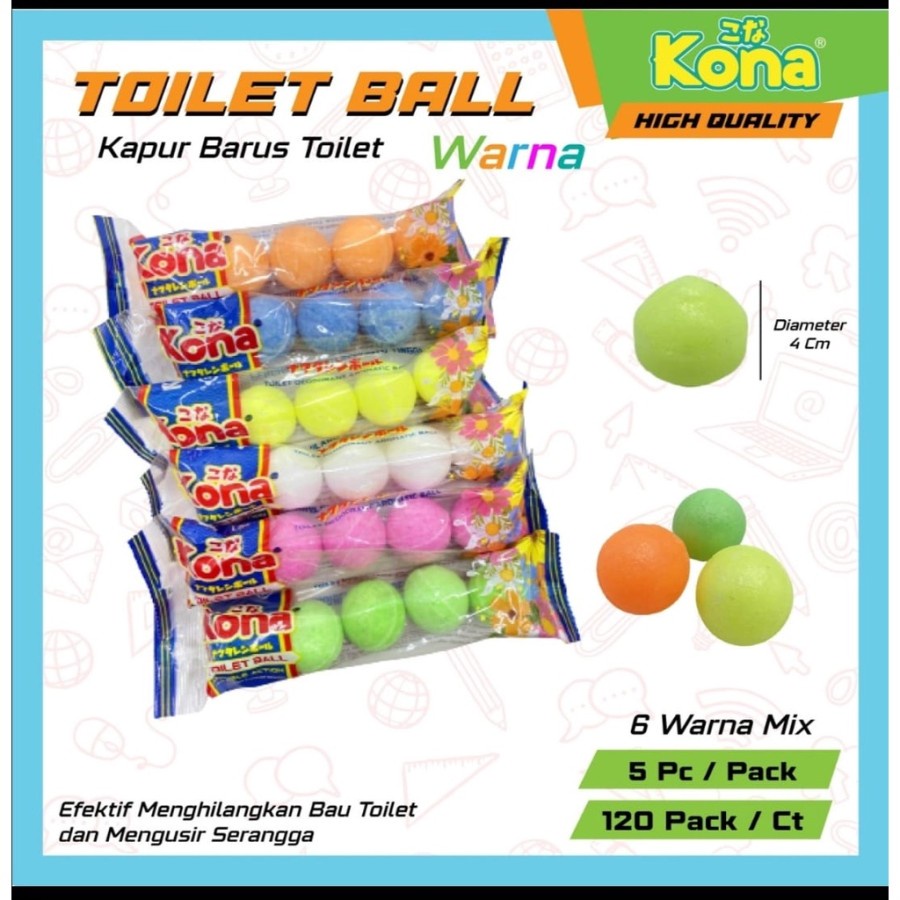 Jual Kamper Bulat Kapur Barus Besar Isi 5 Ball Warna (1 pack) | Shopee ...