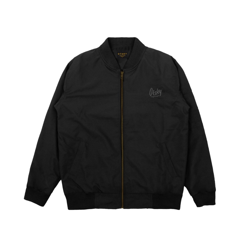 Jual Otsky Jacket Pria Bomber Zico Black | Shopee Indonesia