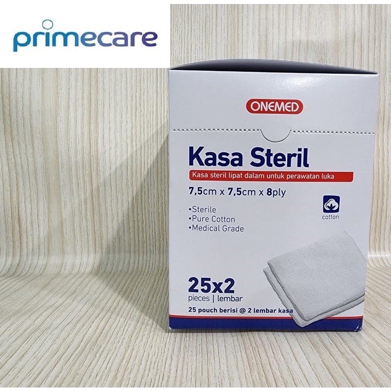 Jual Kasa Steril 7,5x7,5cm Onemed / Gauze Swab Steril | Shopee Indonesia