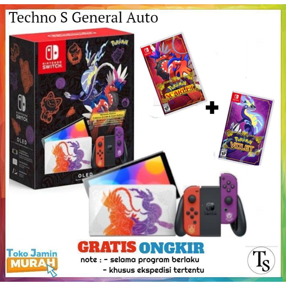 Jual Nintendo Switch OLED Console Pokemon Scarlet & Violet Limited ...