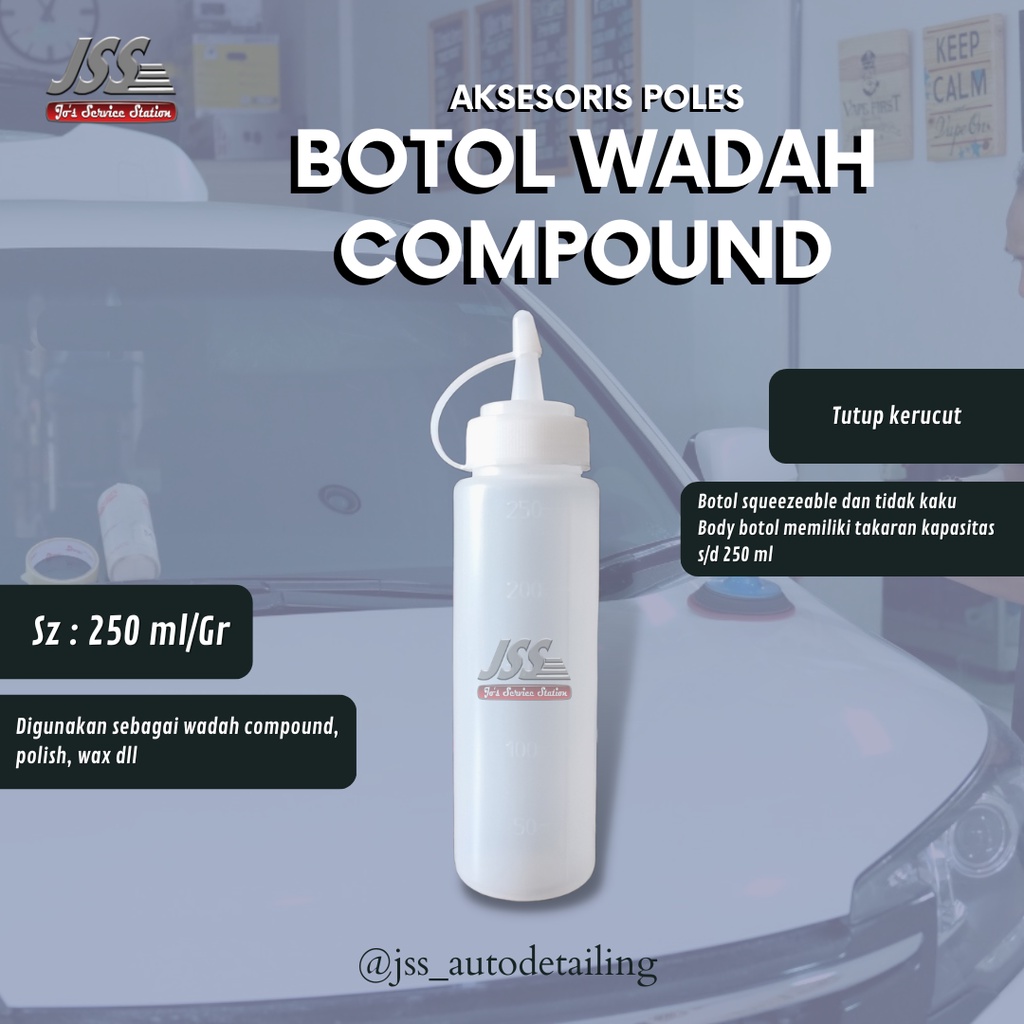 Jual Botol Wadah Compound Dispenser Bottle 250 ml murah semarang Botol ...