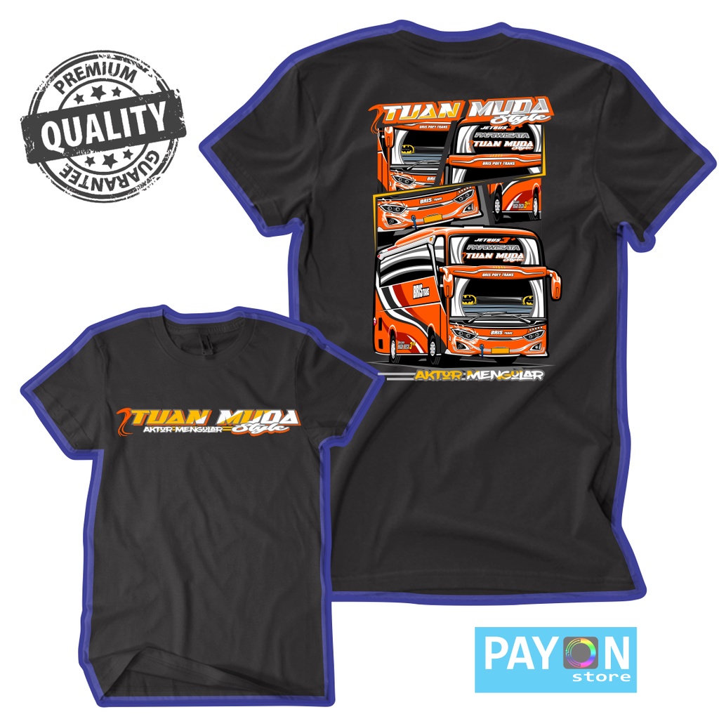 Jual KAOS BIS BRIS TRANS TUAN MUDA COMBED 24S BAHAN TEBAL (FREE STIKER ...