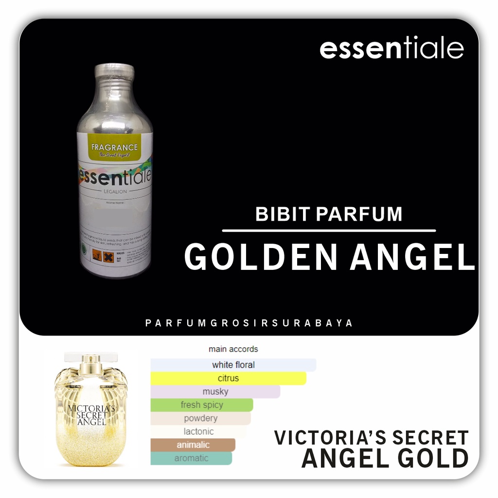 Jual Bibit Parfum - Angel Gold | Produk Essentiale | 500gr & 1Kg Segel ...