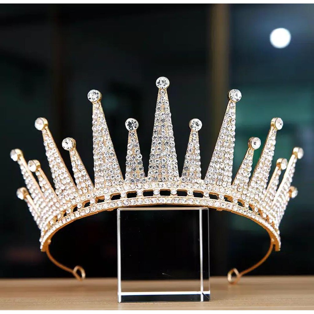 Jual Ray Crown - Mahkota Pengantin Gold & Silver - Wedding Bridal ...