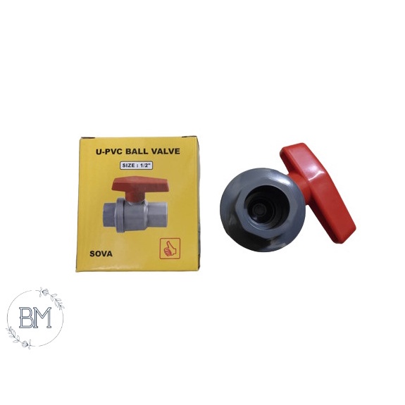 Jual Ball Valve PVCBV 1/2" Polos Stop Kran Plastik U PVC Balvalve Mdl Onda | Shopee Indonesia
