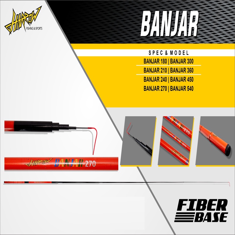 Jual Tegek Pancing Murah Harrow Banjar Panjang 210cm - 360cm | Shopee ...