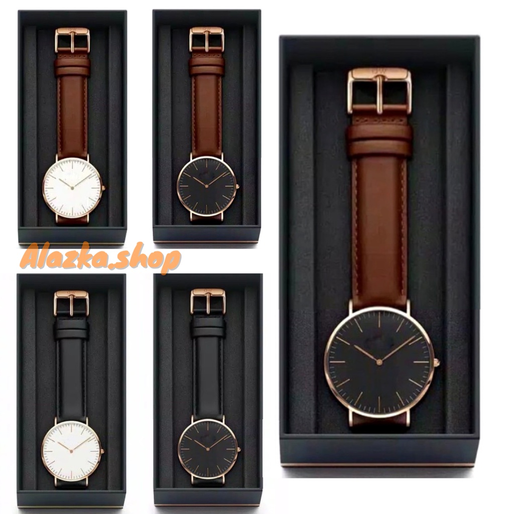 Jual Jam Tangan Wanita Hitam Remaja Anti Air Branded Kekinian Korea ...