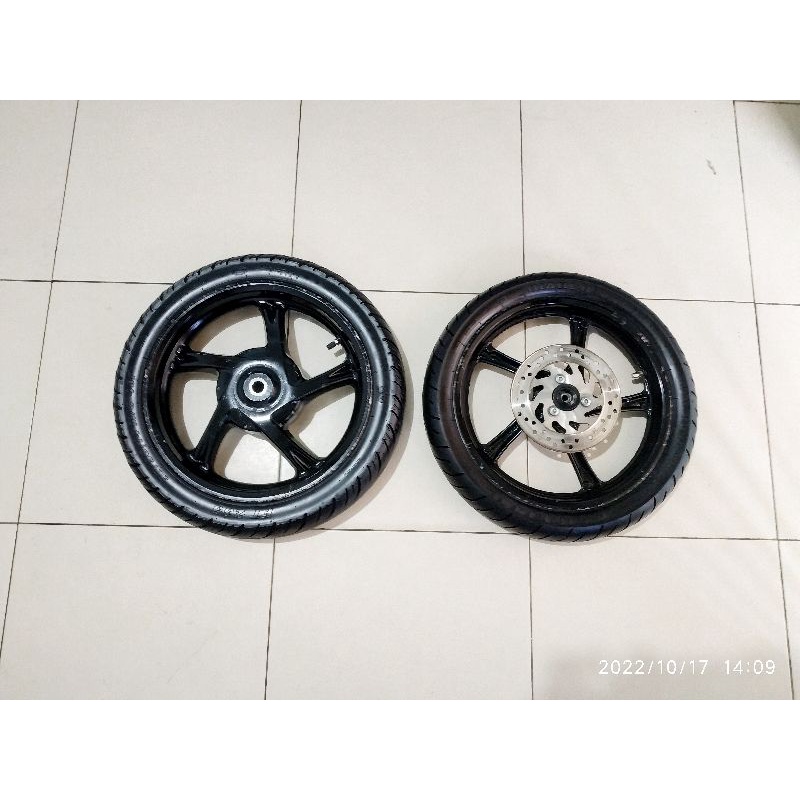 Jual TPL Velg Pelek Racing Tapak Lebar Depan Belakang Soul GT 125cc ...