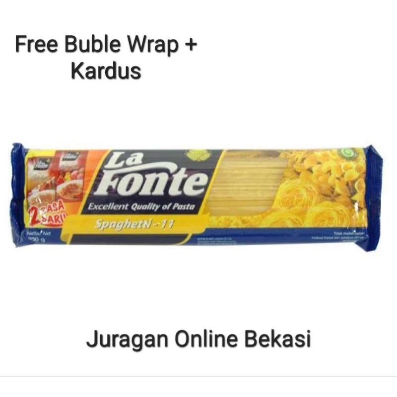 Jual LAFONTE SPAGHETTI NO 11 [450gr] | Shopee Indonesia