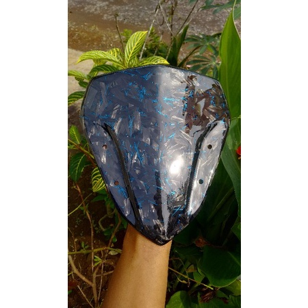 Jual visor fisor yamaha aerox 155 old ori skinning carbon forged kevlar ...