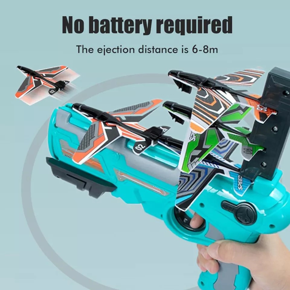 Jual MAINAN PISTOL TEMBAKAN BERANTAI PELUNCUR PESAWAT JET FOAM AIR ...