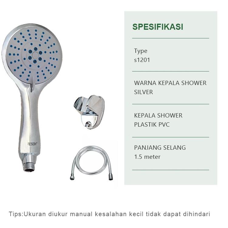 Jual Harga Terbaik--Kepala Shower Mandi - Hand Shower Head Set ...