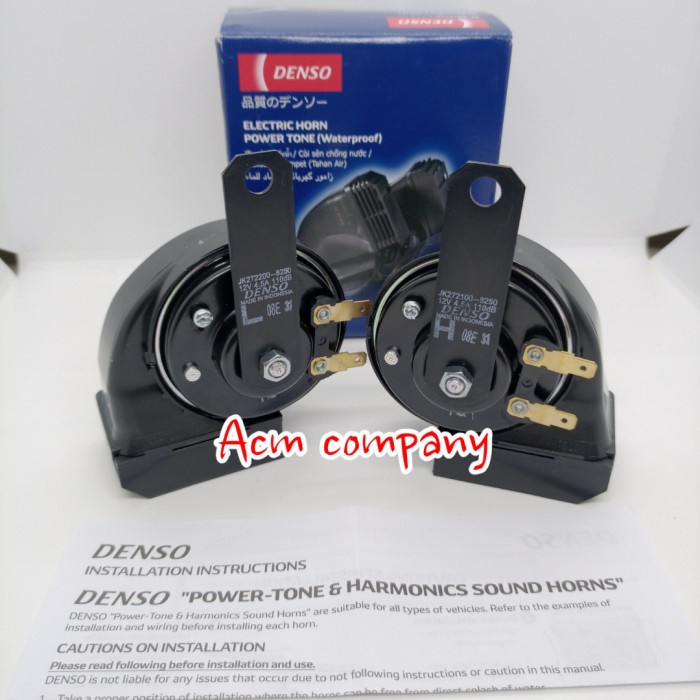 Jual Klakson Keong Denso Original Tipe Keong Waterproof Motor Mobil Isi ...