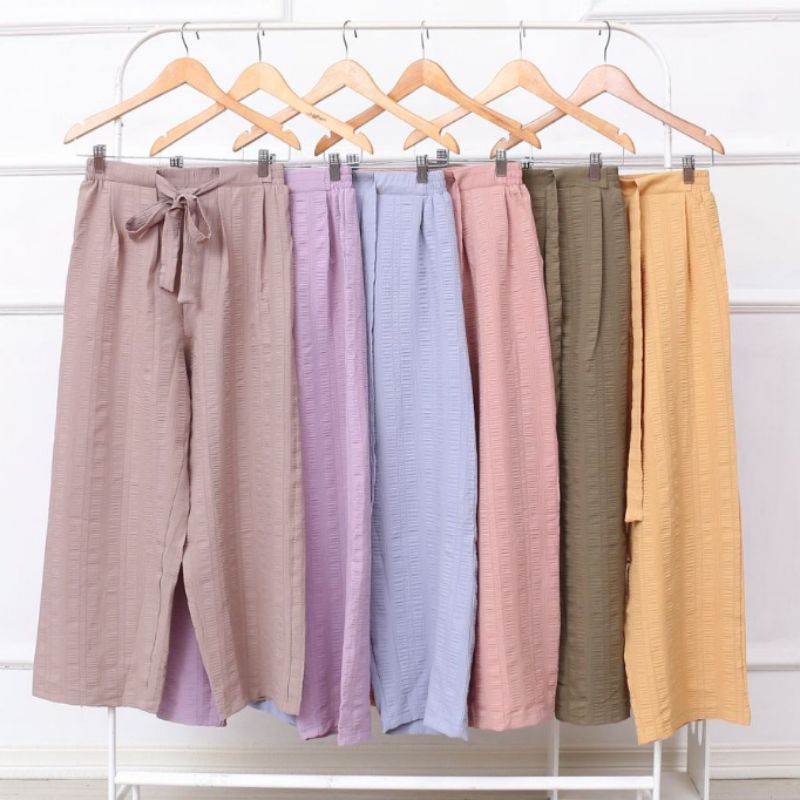 Jual CELANA KULOT BAHAN FANCY CRINGKLE ORIGINAL By HUSNA | Shopee Indonesia