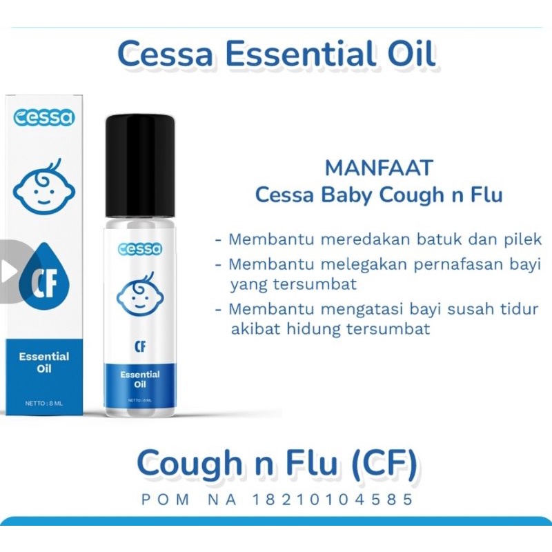 Jual Cessa Essential Oil (Fever Drop, Cough and Flu) | Shopee Indonesia