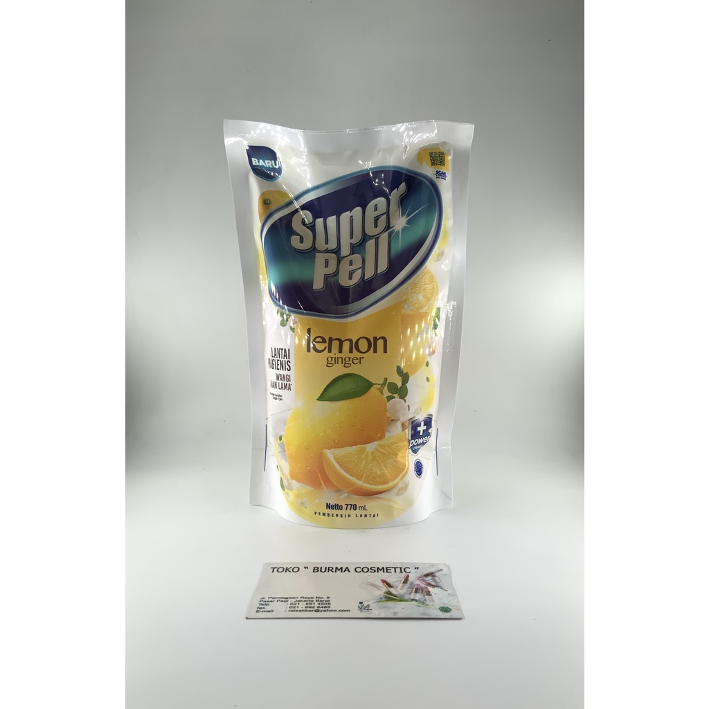 Jual SUPER PELL LEMON GINGER REFILL 770ML | Shopee Indonesia