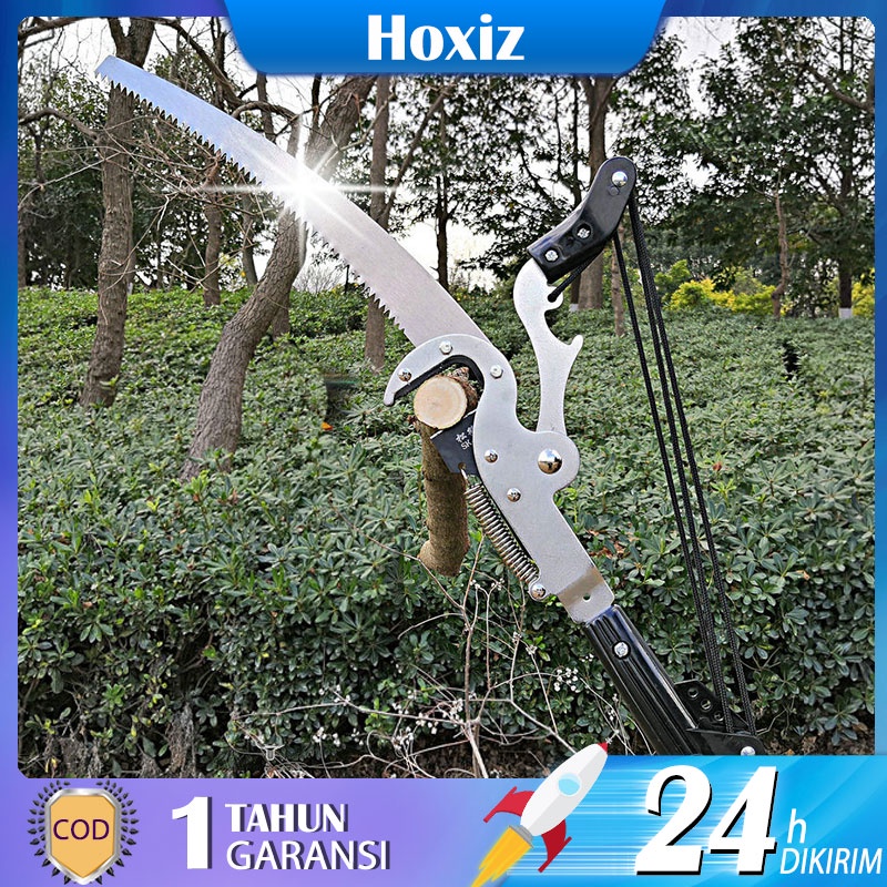 Jual 4-7m Teleskopik Tinggi Cabang Gunting Pemotong Pohon Pemangkas Pemangkas Gunting Gergaji ...